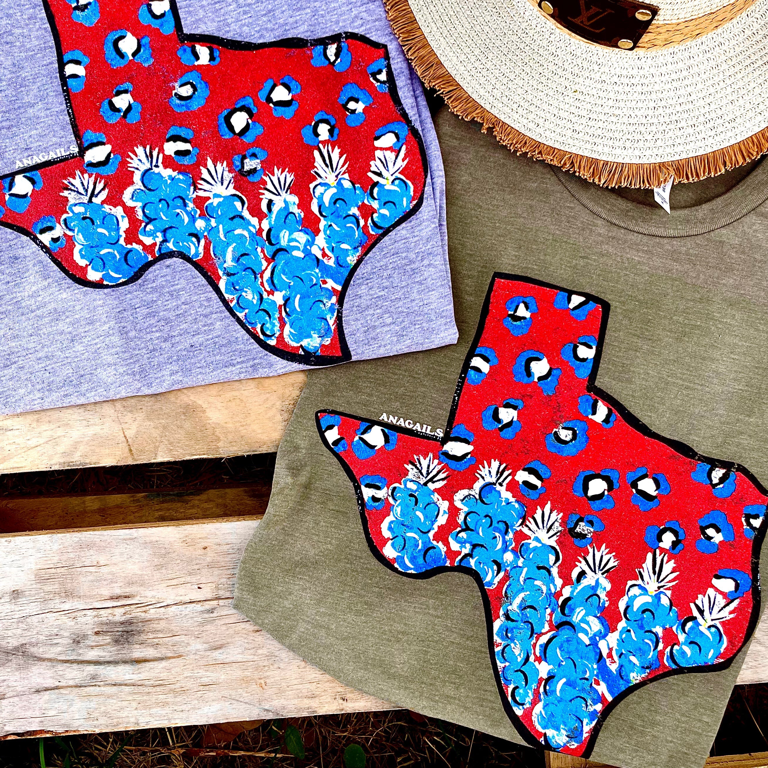 Hand painted Texas Bluebonnets – Beyond Shimmer