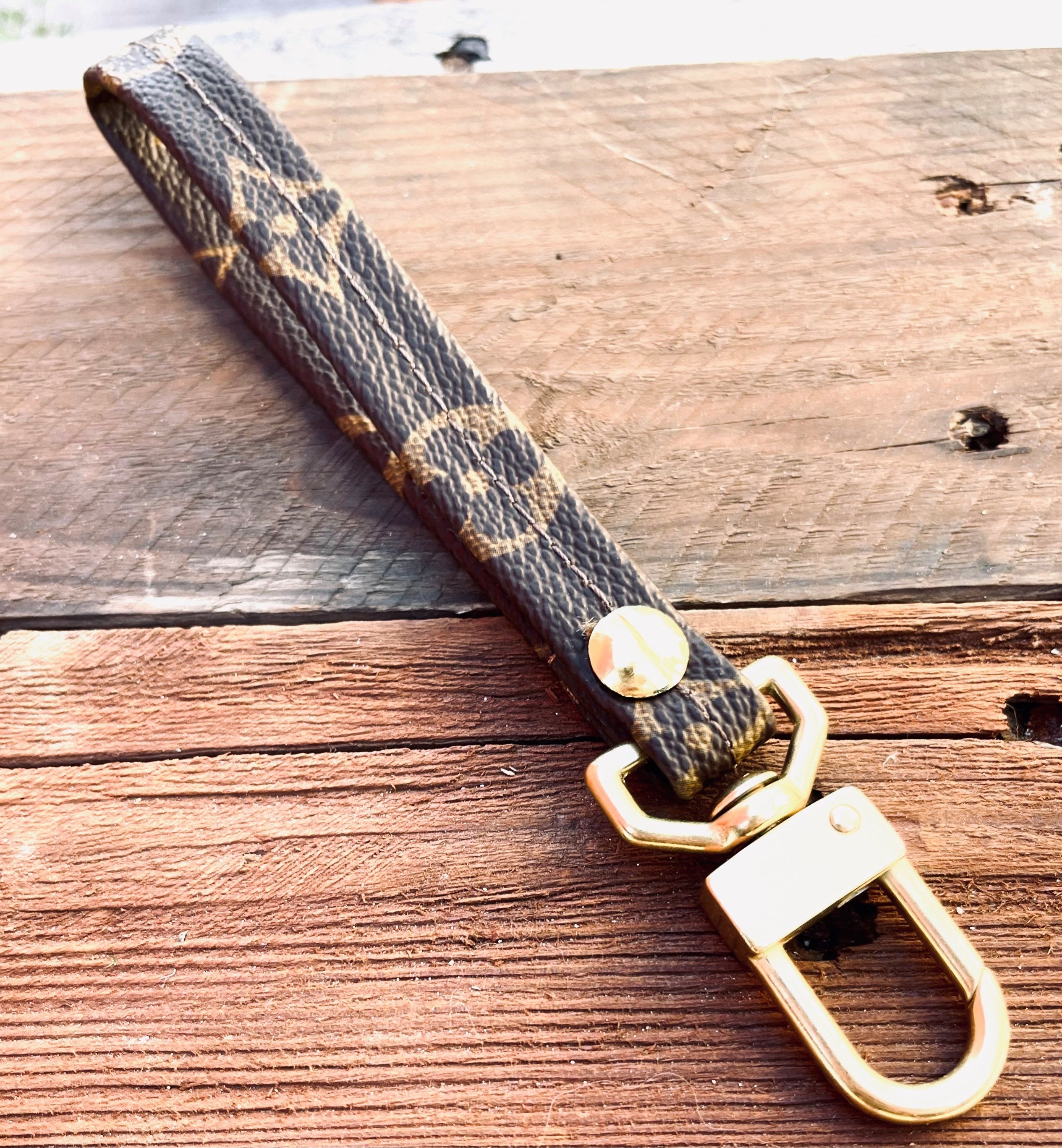Upcycled LV Skinny Keychain – Beyond Shimmer